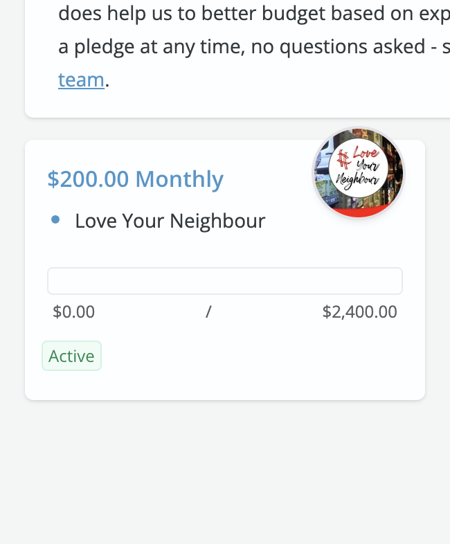 Leadership teams - Giving module — ChurchSuite